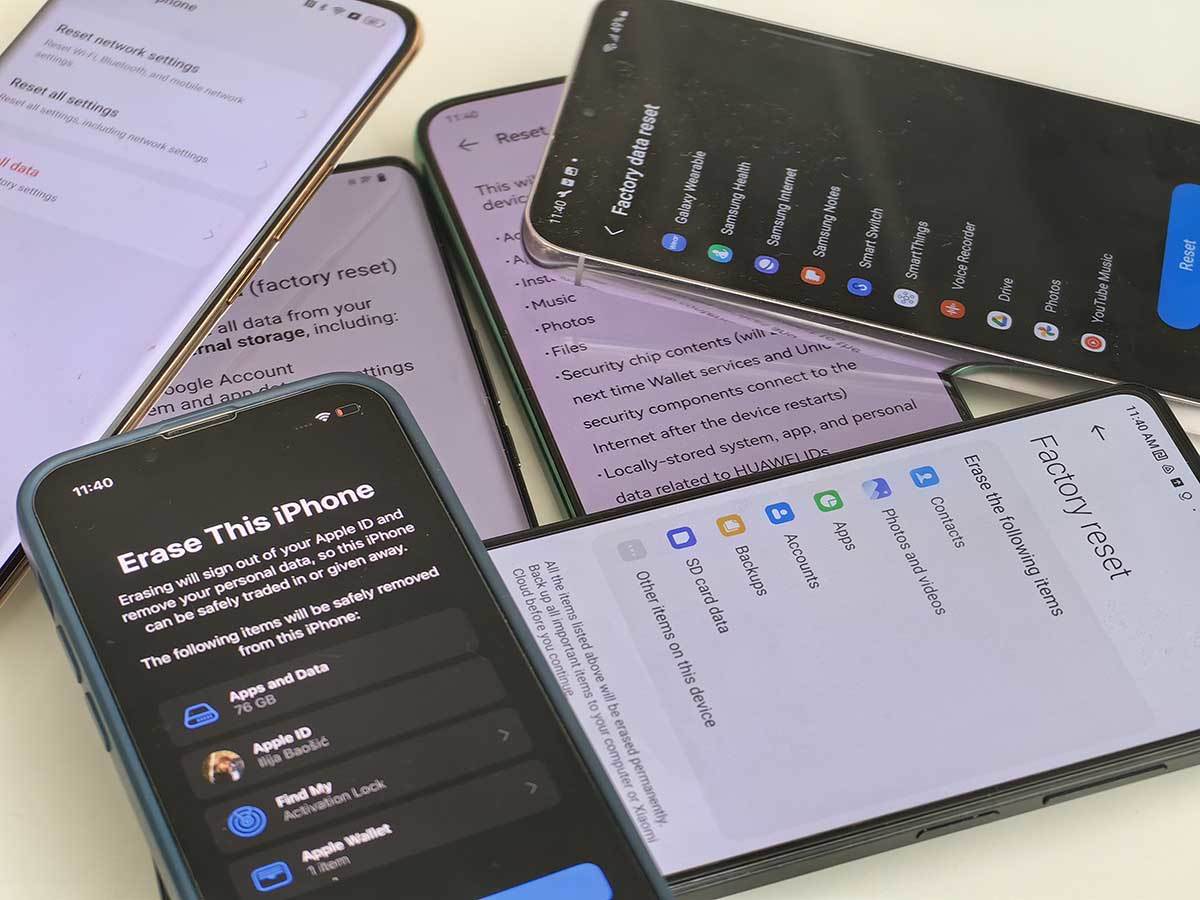 Kako vratiti telefon na fabrička podešavanja, kako obrisati sve Android ...